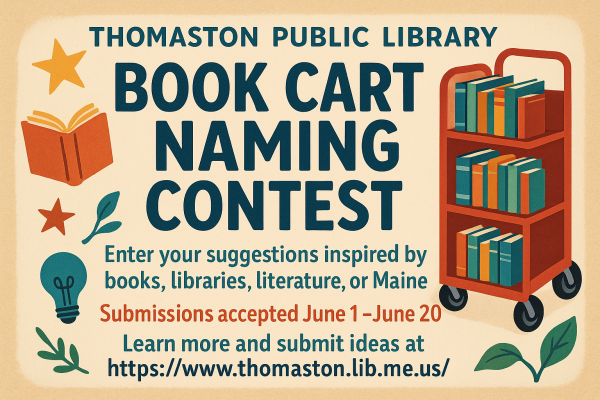 Book Cart Naming Contest – Thomaston Public Library